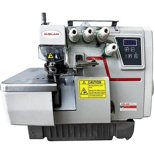 KL-747FC Integrated Direct Drive 4 Thread Overlock Sewing Machine | Taizhou Kwong Lam Sewing ...
